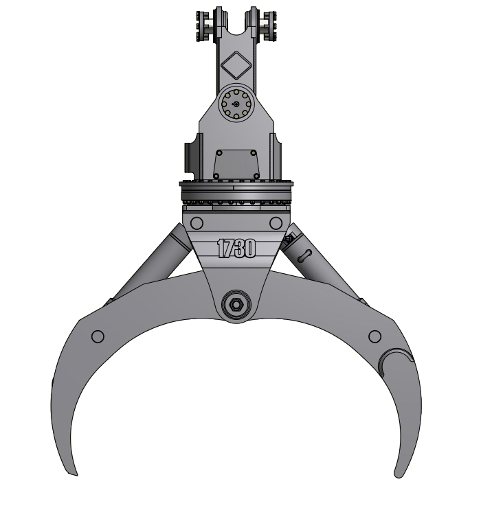 Rotating Forestry Log Grapple 1730 C | Forestry Attachments