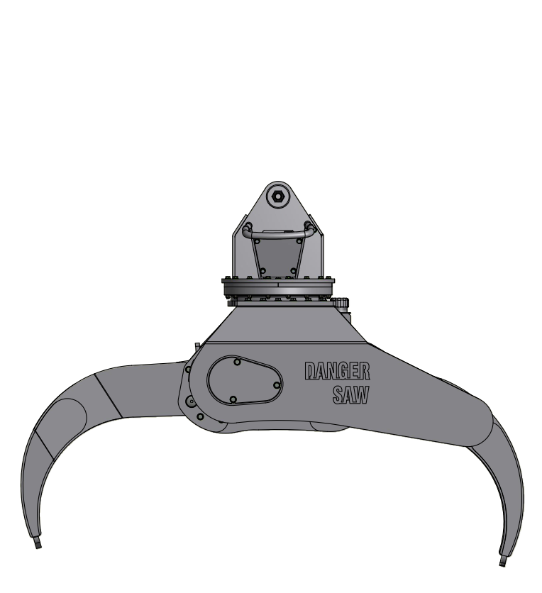 ROTATING LOG GRAPPLE 20T 2300S | Ensign Forestry Attachments